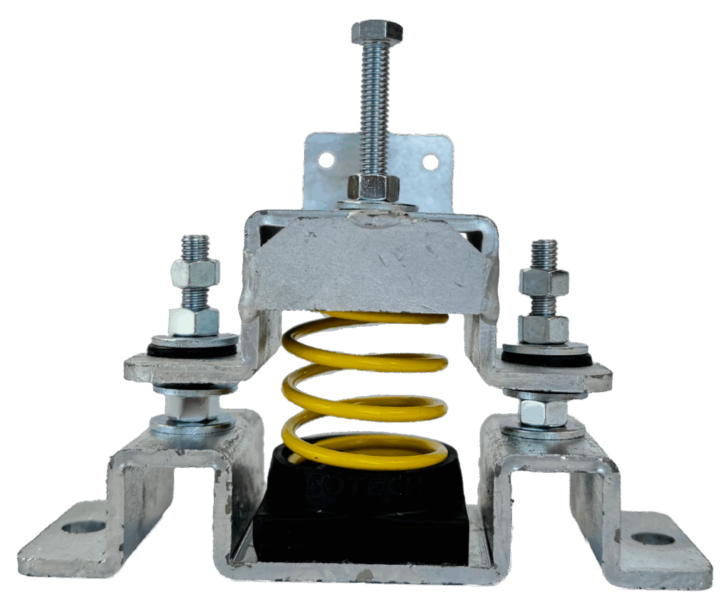 Seismically Rated Floor Mounted Spring Restraint Isolator ( IPSSA-L ...