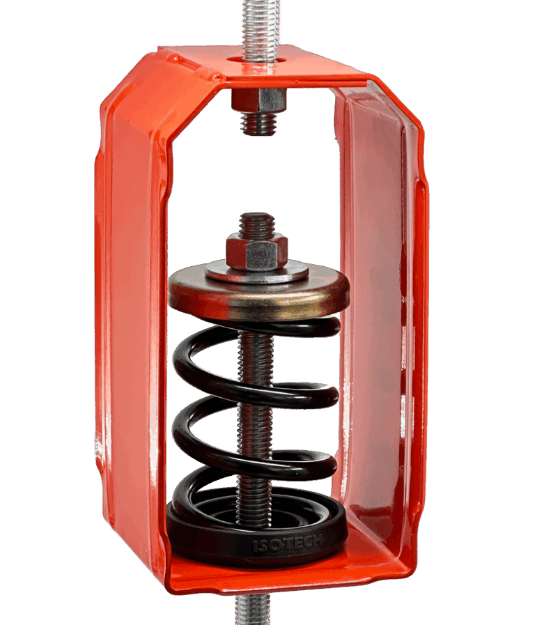 2" / 3" Deflection Spring Hanger(IHB) - ISOTECH Industries Inc.