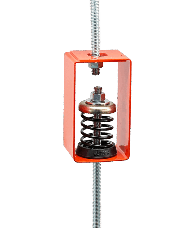 1" Deflection Compact Spring Hanger (IHS) - ISOTECH Industries Inc.
